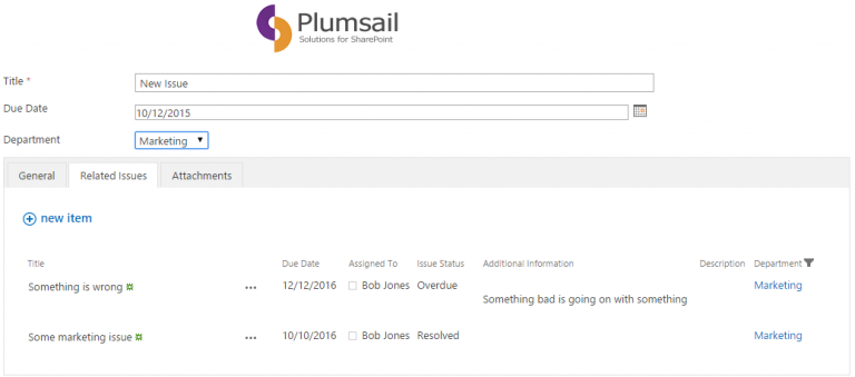 Dynamic filtering of the Related Items list on a SharePoint form ...